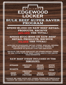 Retail Store – Edgewood Locker